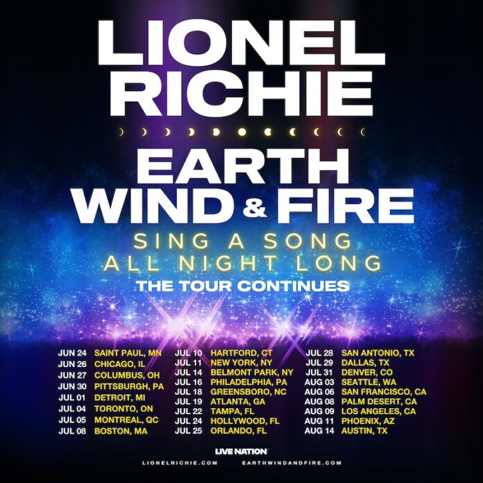 Lionel Richie And Earth, Wind & Fire Set To Revive Their ‘Sing A Song ...