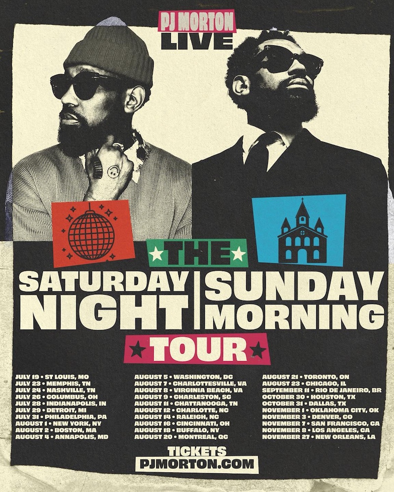 PJ Morton Sets Dates For His ‘Saturday Night, Sunday Morning Tour ...